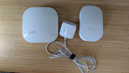 EERO Pro Mesh WiFi System Pro B010001 Router and Beacon D010001 | eBay
