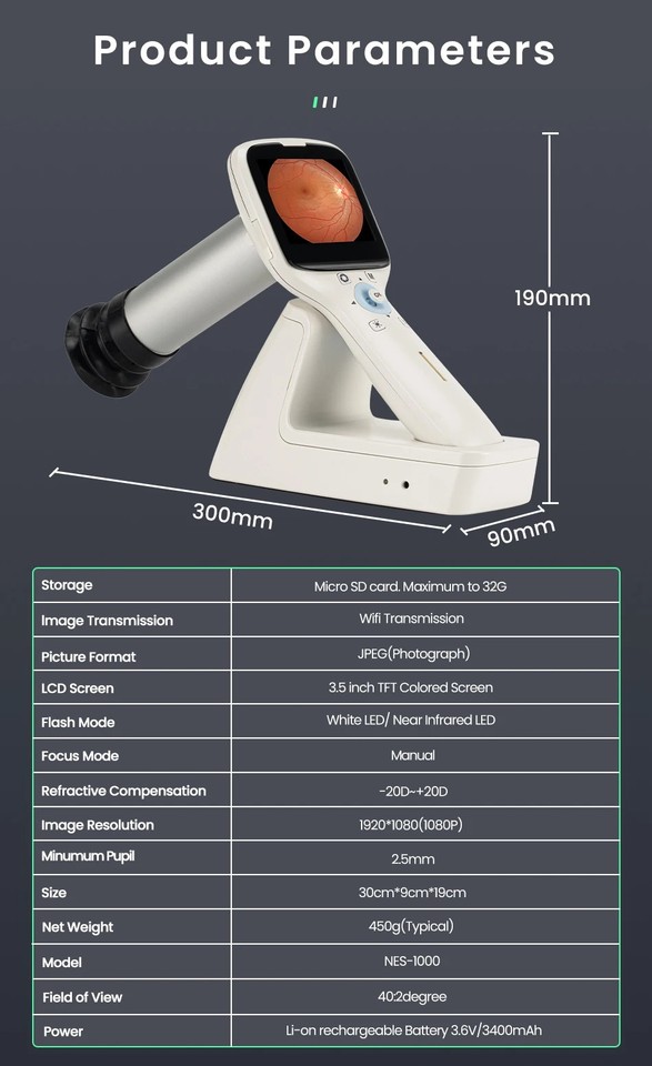 Fully Automated Portable Retinal Imaging SystemHandheld Fundus Camera ...