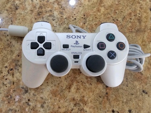 Sony OEM PlayStation 2 Dualshock 2 Ps2 Controller White SCPH-10010 Read ...