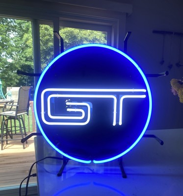 Ford Mustang GT Neon Garage Light In Blue/White Color | eBay
