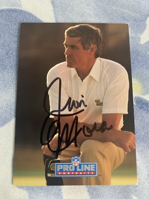Jim Mora autographed football card | eBay