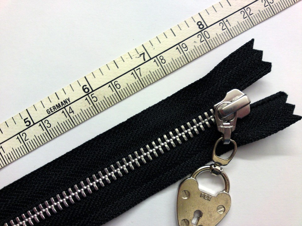 Zip, Zipper, Padlock Puller, Open End, Separating, Metal, YKK, Black ...
