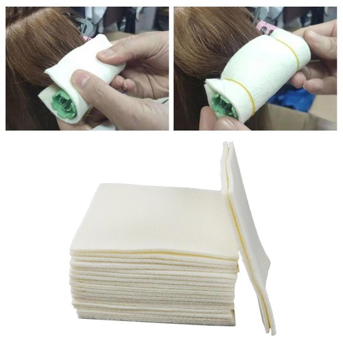 20 Packs Salon Hair Perming Cotton Pad Perm Curl Wave Crimp Resistant ...