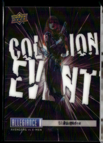2023 Upper Deck Marvel Allegiance Card #CE7 Collision Event Black Widow ...