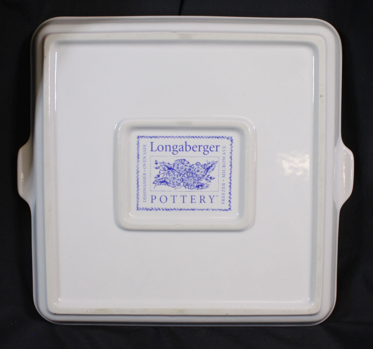 Vtg Longaberger Matzah Tray Square Platter Hebrew Jewish 2000 Handled ...