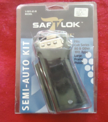SAF-T-LOK MODEL 1-1911-A1-N NICKEL COLT SERIES 80/OTHER 1911 PISTOLS ...