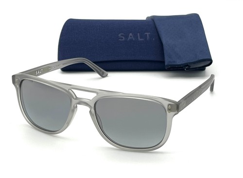 SALT Optics VENTURA MSG Matte Smoke Gray /Silver Flash 57mm Polarized ...