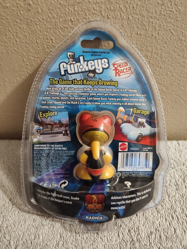 RADICA UB FUNKEYS SPEED RACER SNAKE OILER FIGURE VERY RARE - NEW ...