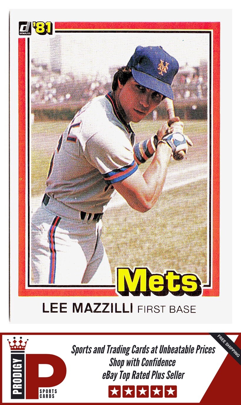 1981 Donruss - #34 Lee Mazzilli for sale online | eBay