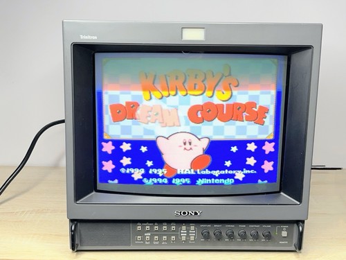 Sony Trinitron PVM-14M2U 14" Color Video Monitor CRT Retro Gaming 1997 ...
