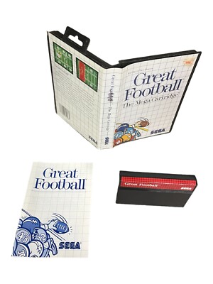 Sega Master System CIB Complete TESTED Great Football w/ Hang Tab | eBay
