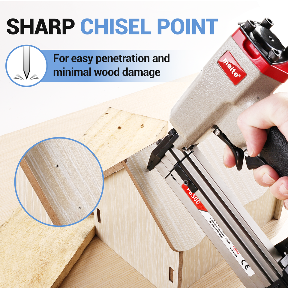 10,000-240,000 PCS meite 23 Gauge 1 inch Micro Headless Pinner Nails ...