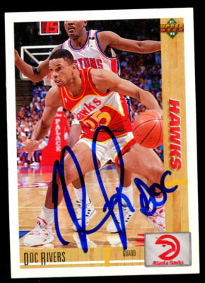Doc Rivers #46 signed autograph auto 1991-92 Upper Deck Basketball Card ...
