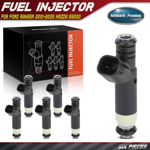 6Pcs Fuel Injector for Ford Ranger 2001-2008 Mazda B3000 2001-2007 V6 3 ...