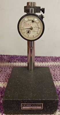 Finn Tools Granite Indicator Base With CDI Chicago Machinist Gage ...