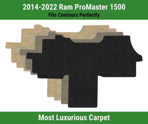 Lloyd Luxe Front Row Carpet Mat for 2014-2022 Ram ProMaster 1500 | eBay