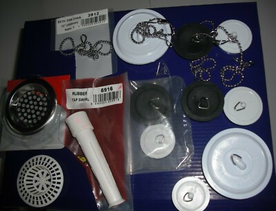 11/2"-13/4" 38mm,40mm,50MM,65mm,110cm BATH SINK SHOWER Wet Room PLUG or ...