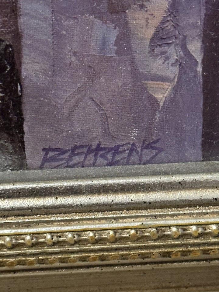 Howard Behrens “Bellagio Deja Vu” Giclee Print Oil Paint Embellishing ...