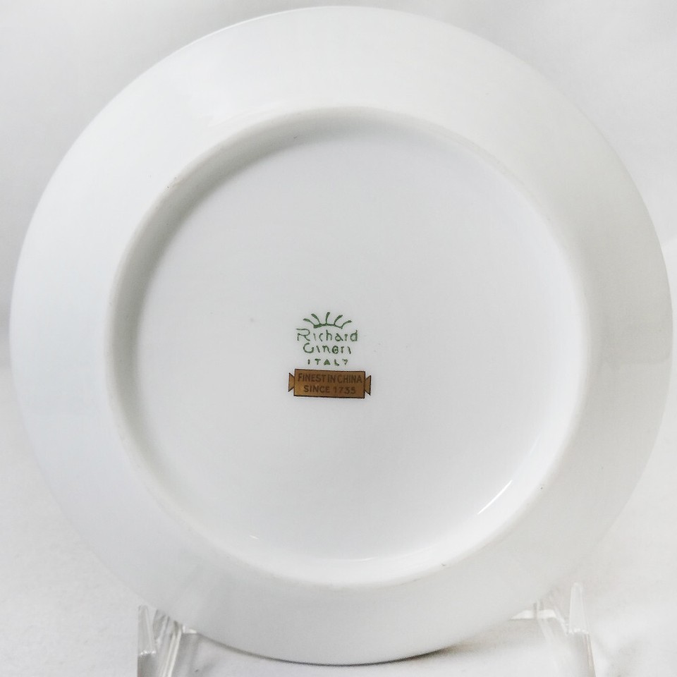 ERCOLANO by Richard Ginori Tea Cup & Saucer Can Shape NEW NEVER USED ...