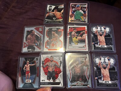 2021/2022 10 Card Panini Base UFC Rookie Lot-Paddy, Khamzat, Jiri, Ilia ...