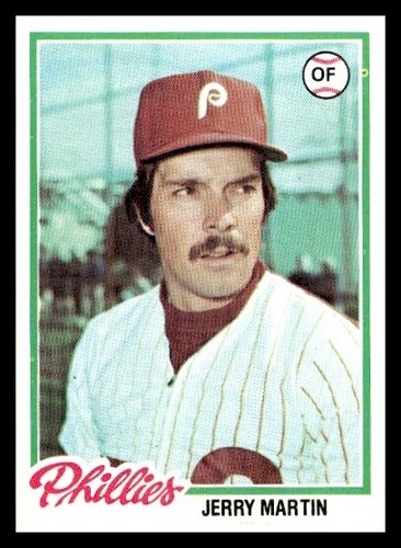 1978 Topps #222 Jerry Martin Philadelphia Phillies Baseball card | eBay