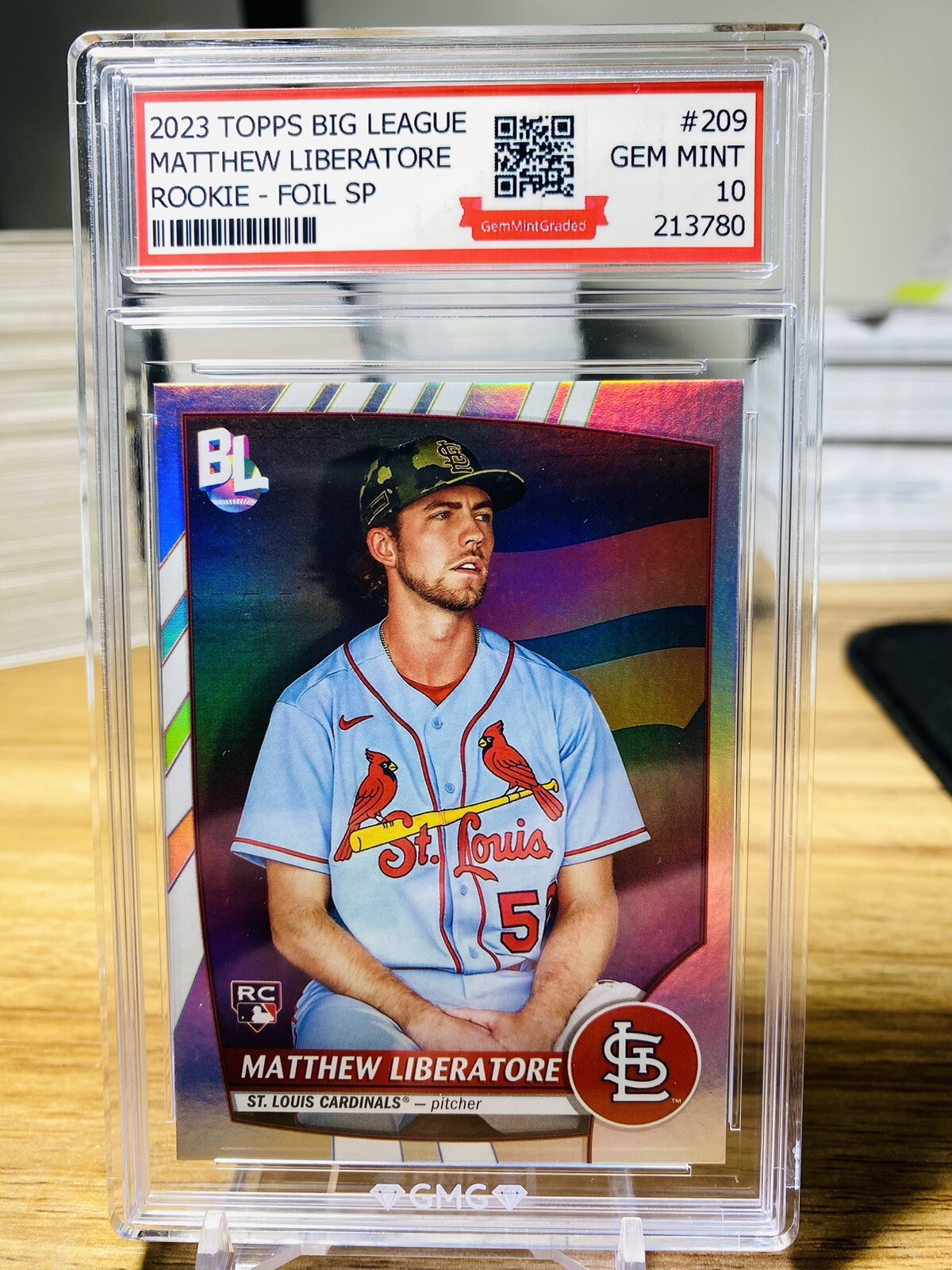 2023 Topps Big League - Uncommon Rainbow Foil Matthew Liberatore #209 ...