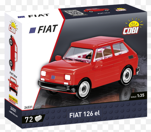 COBI Fiat 126 EL Blocks Set Polski Maluch Red (1:35 scale) | eBay