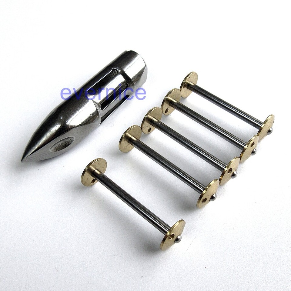 5 PCS BOBBINS & 1 VS SHUTTLE BOBBIN CASE FOR SINGER 27,28,127,128 ...