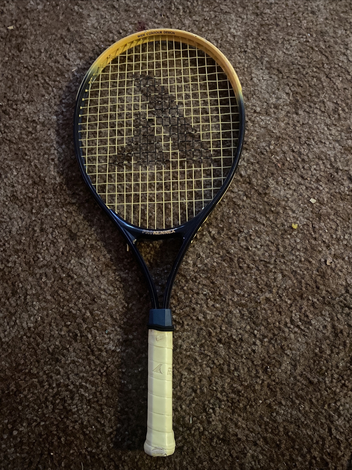 Pro Kennex Power Contour Jr Ace Pro Tennis Racquet Yellow Black | eBay