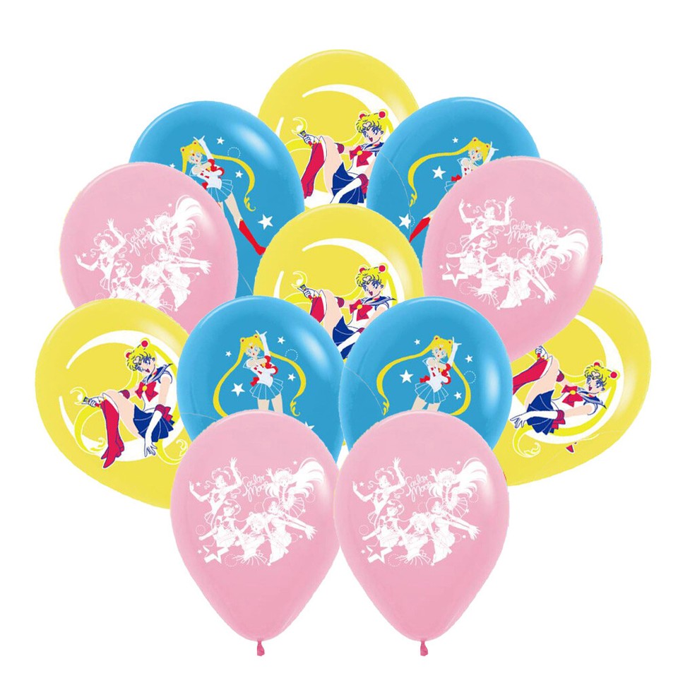 ANIME SAILOR MOON foil balloon latex birthday party supplies favor ...