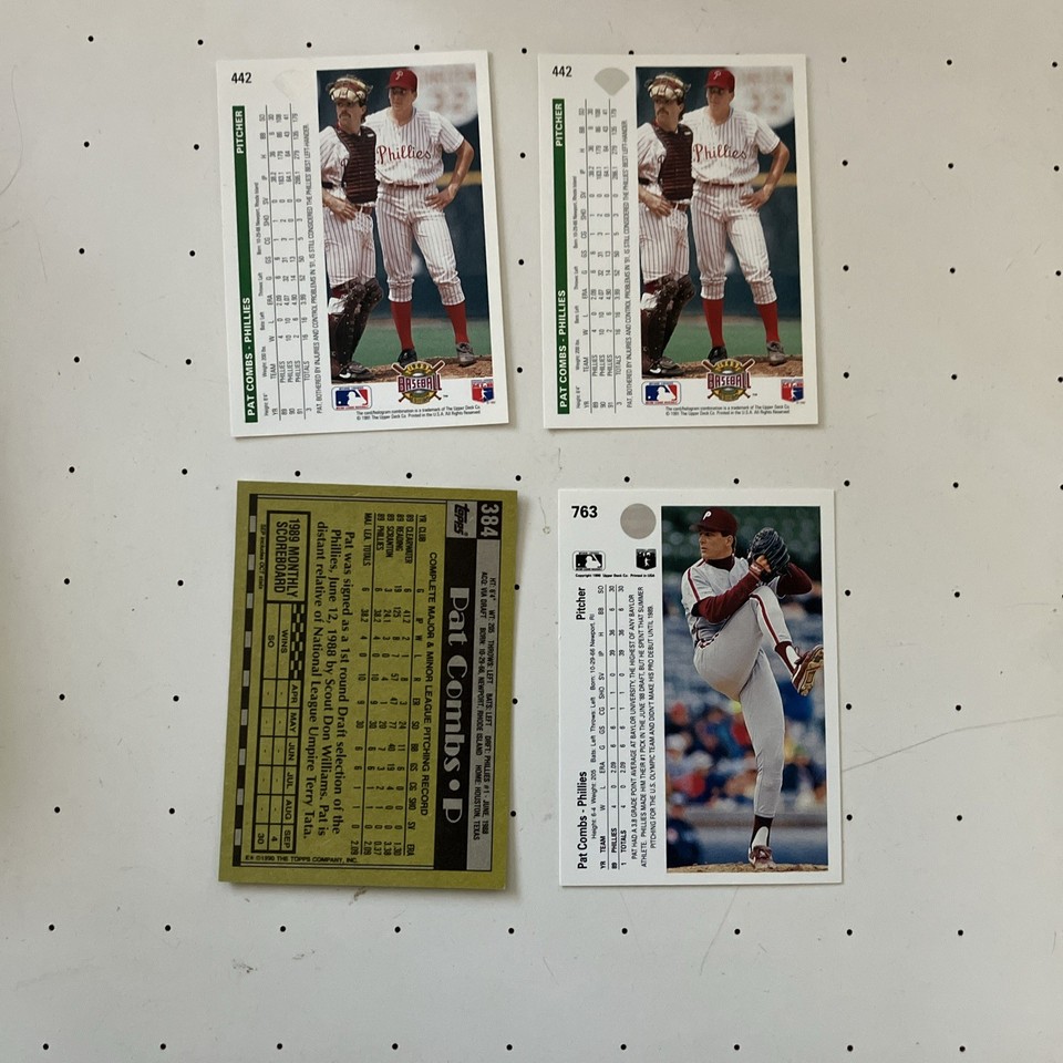 Pat Combs Baseball Four Card Lot | eBay