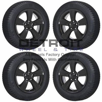 17" JEEP COMPASS GLOSS BLACK WHEELS RIMS & TIRES OEM 2011-2017 2380 | eBay