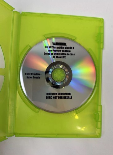 Halo Reach Preview Disc (Xbox 360) Beta Not For Resale Disc Only | eBay