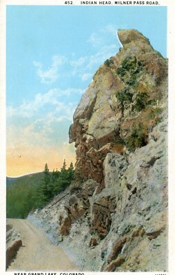Indian Head, Milner Pass Road, Near Grand Lake, Colorado --POSTCARD | eBay