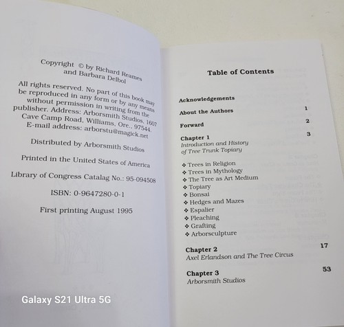 HOW TO GROW A CHAIR: THE ART OF TREE TRUNK TOPIARY- Richard Reames-VG ...