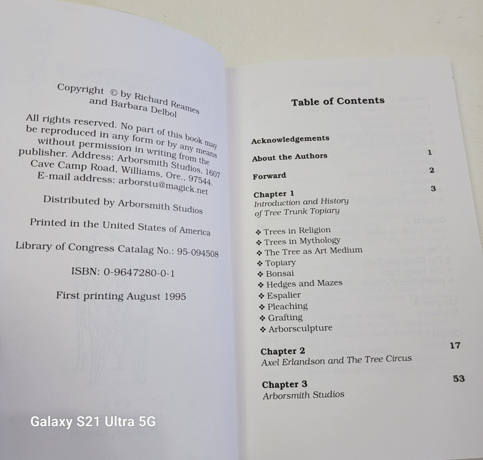 HOW TO GROW A CHAIR: THE ART OF TREE TRUNK TOPIARY- Richard Reames-VG ...