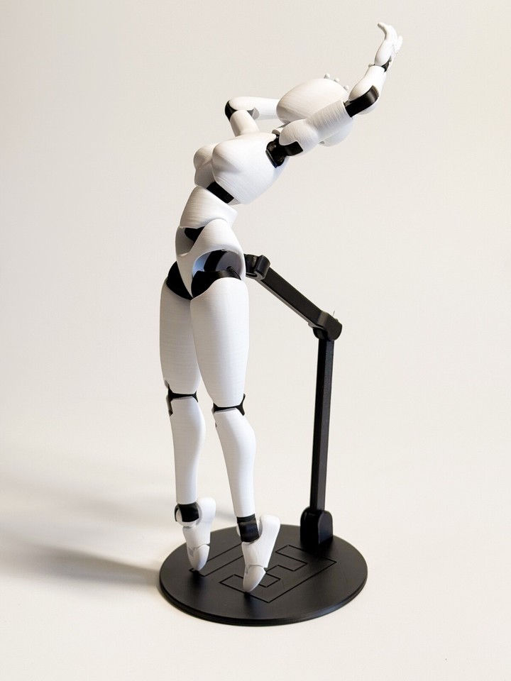 PAM (Posable Artist's Model) Female Fully Articulated Mannequin Figure ...