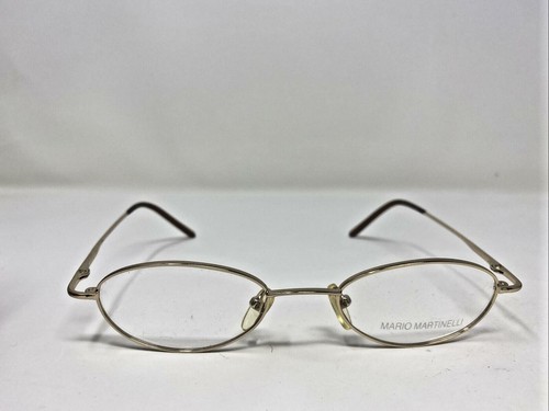 Mario Martinelli Eyeglasses Frames Shelly 47-19 -135 Gold Full Rim TP19 ...