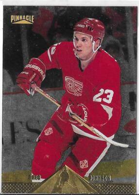 1996-97 Pinnacle GREG JOHNSON Foil parallel card #140 | eBay
