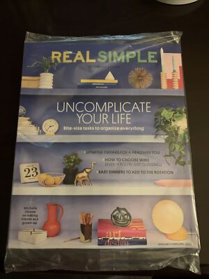 Real Simple MAGAZINE January February 2023 ISSUE Plastic Wrapped | eBay