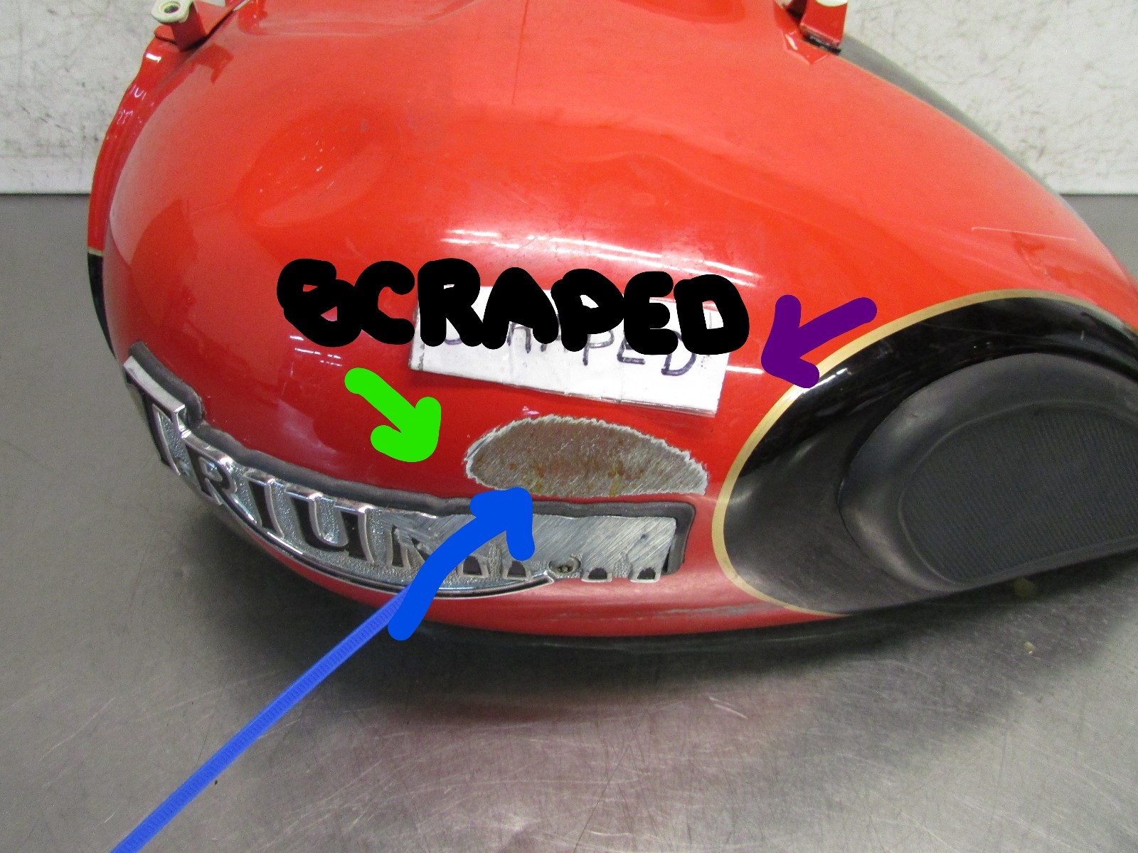 131 G TRIUMPH SPEEDMASTER 2003 OEM FUEL GAS TANK & NO GAS CAP | eBay