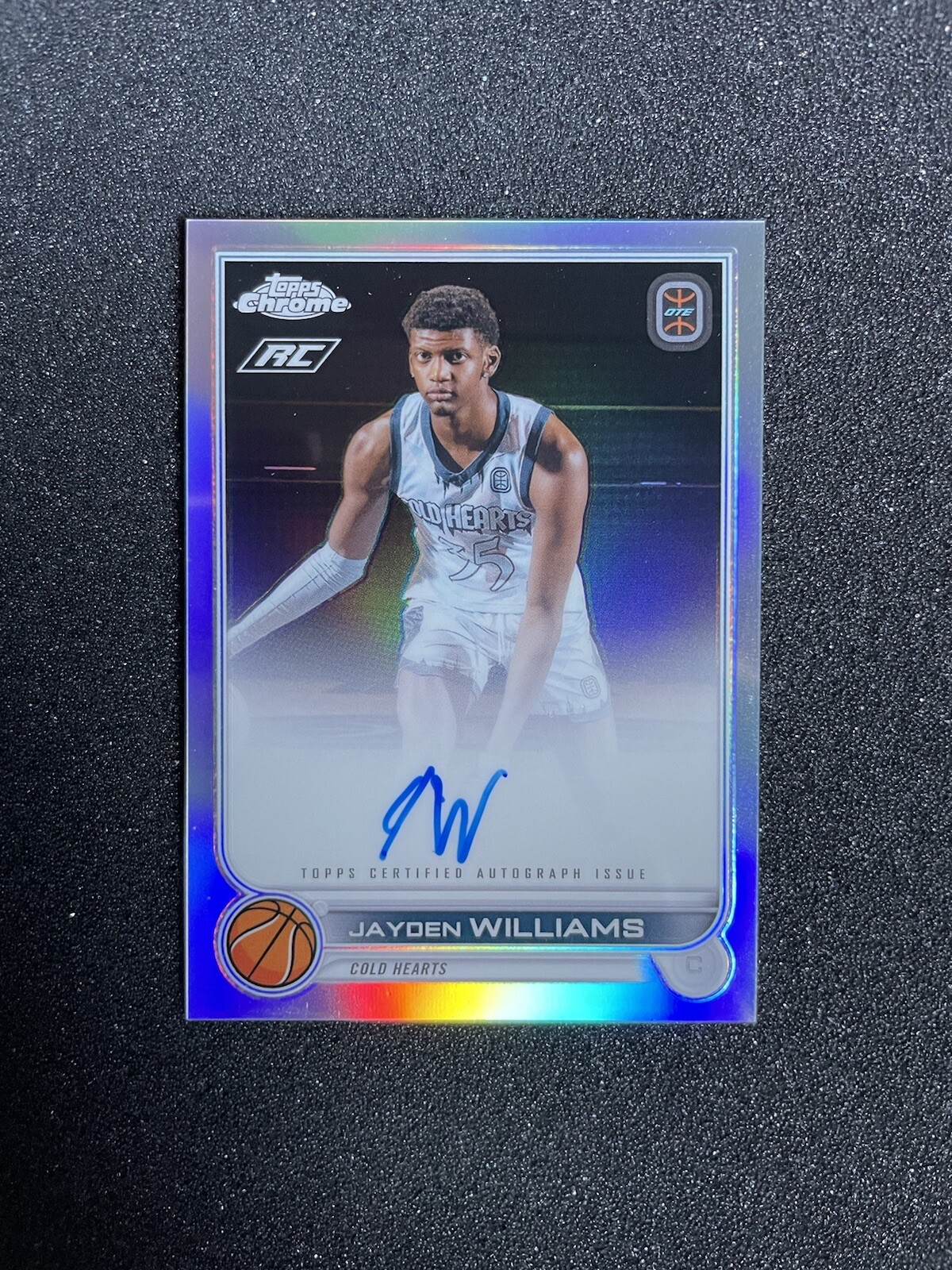 JAYDEN WILLIAMS 2022-23 TOPPS CHROME OTE ROOKIE REFRACTOR RC AUTO | eBay