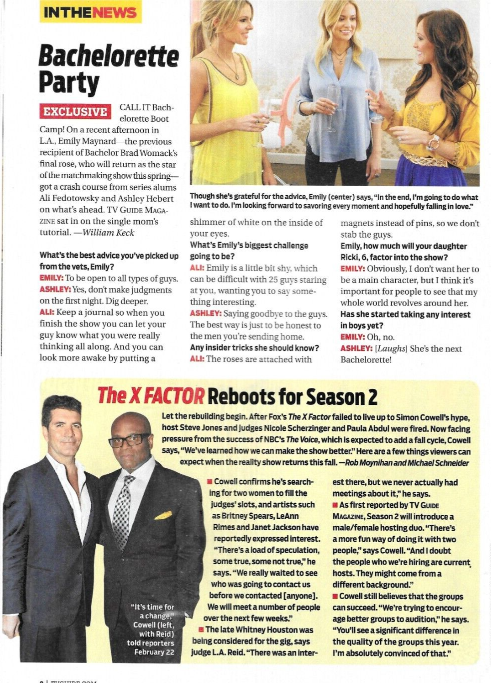 TV Guide Magazine Kiefer Sutherland Touch Spring Preview Smart Comedies 2012 | eBay