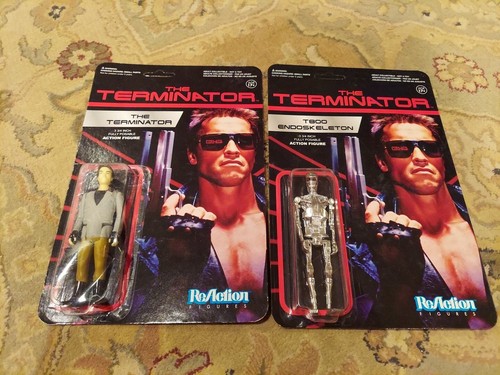 Funko X Super 7 The Terminator & T800 Endoskeleton ReAction Action ...