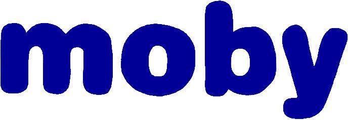 Vinyl Sticker - Blue Moby Punk Rock Electronica Music Band RUB-ON Decal ...