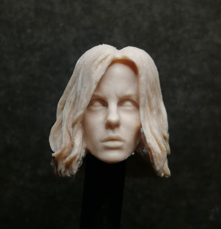 1/18 CUSTOM FEMALE HEAD SCULPt resin casted headcast DIY, YOU CHOOSE | eBay