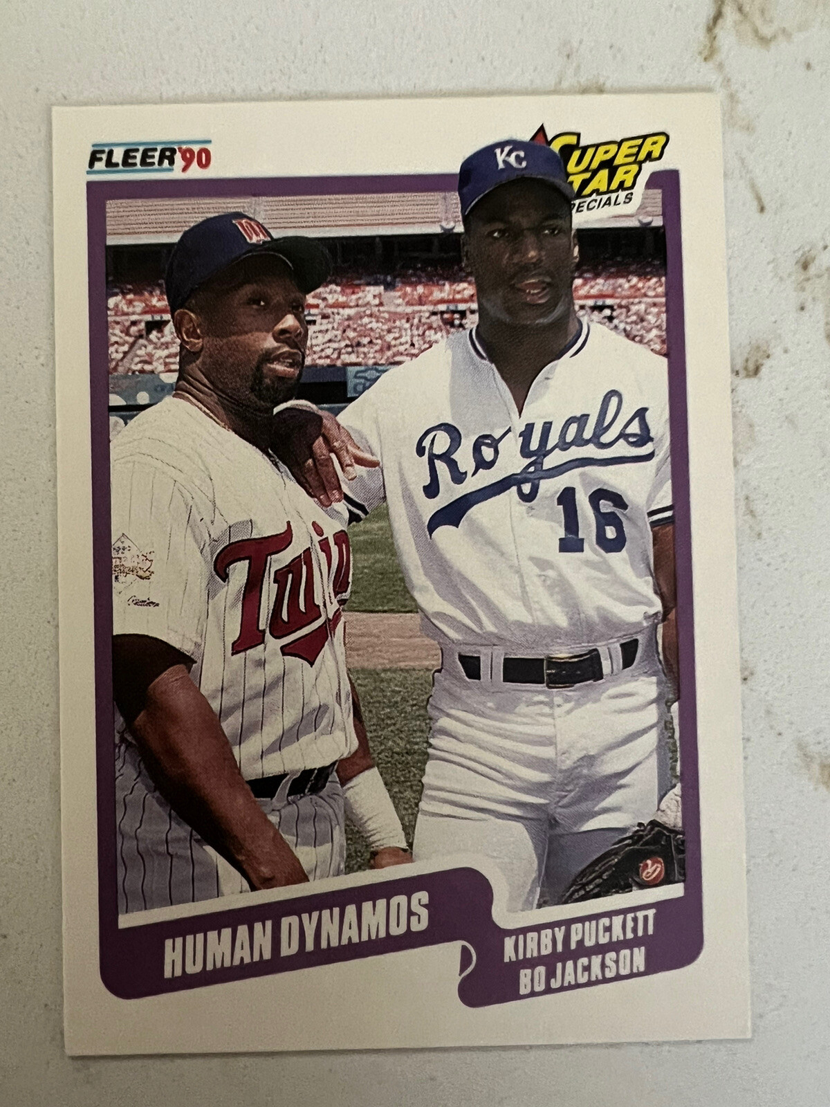 Bo Jackson Kirby Puckett(HOF) 1990 Fleer Human Dynamos #635 | eBay