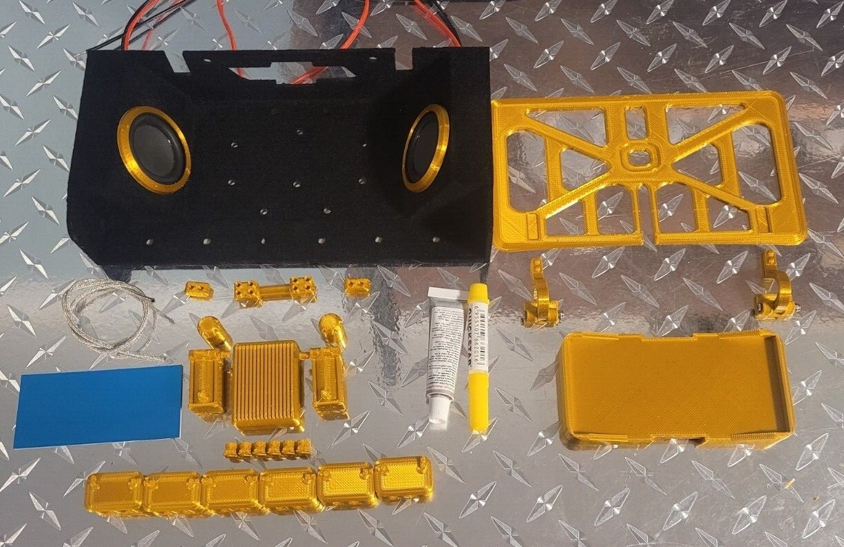 Sac City Beats RC Scale Bluetooth Speaker Trunk Kit For Redcat ...