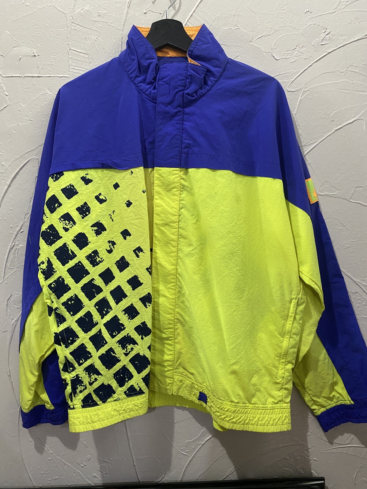 90's Vintage Nike Andre Agassi Challenge Neon Tennis Quarter Zip ...