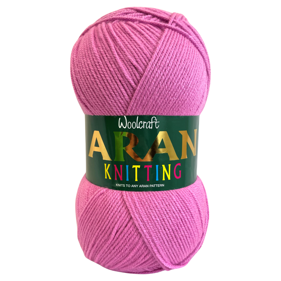 Aran Wool Woolcraft Aran 400g Knitting Yarn, Acrylic Or Wool Mix 40 ...